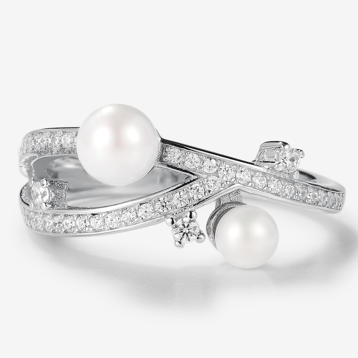 Gemini Zodiac Pearl Engagement Ring – Lahela Jewelry